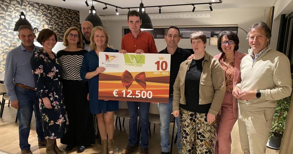 BC-Construct schenkt 12.500 euro aan Villa Vief | Embuild Oost-Vlaanderen